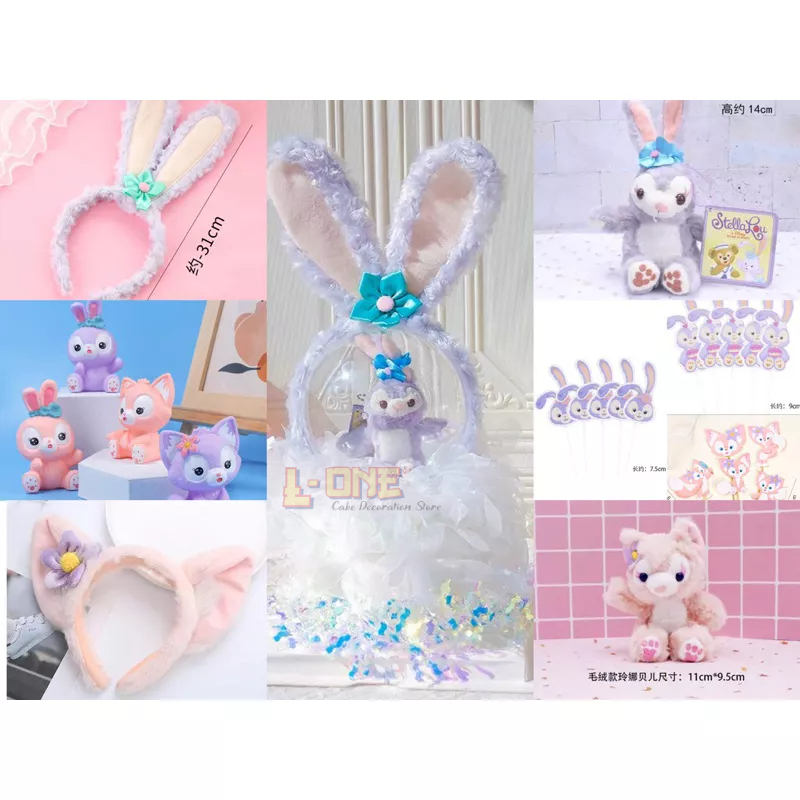 Stella Lou StellaLou LinaBell Bunny Rabbit Cake Decoration Cake Topper ...