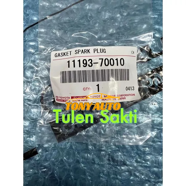 ORIGINAL TOYOTA LEVIN / TRUENO 20V 4AGE VALVE COVER GASKET & PLUG SEAL ...