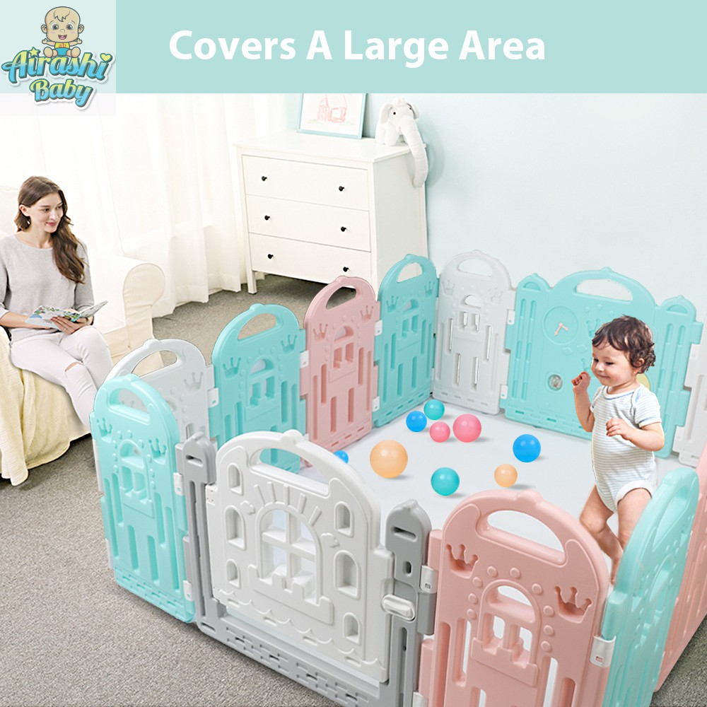 [CLEARANCE] Bammax Fence 8+2 Fold Fence [Free 4 Pcs Extension Panels ...