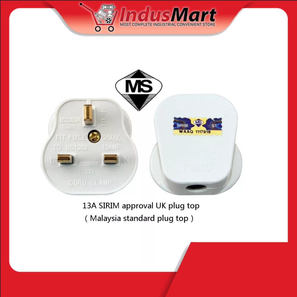 INDUSMART 13A-PLUG TOP | Shopee Malaysia