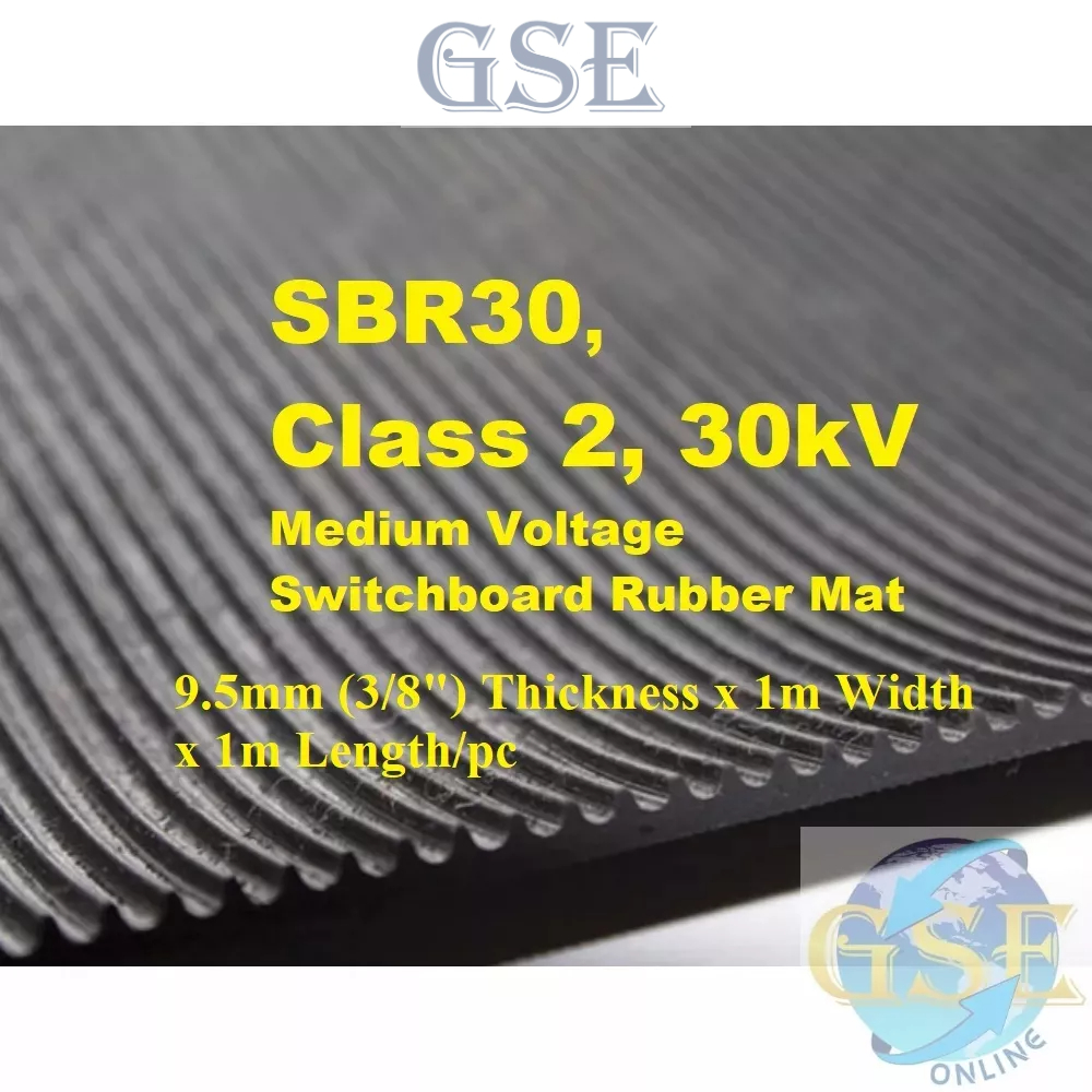 SBR30 Switchboard TNB mat, 9.5mm x 1m x 1m, Corrugated Switchboard Matting | Shopee Malaysia