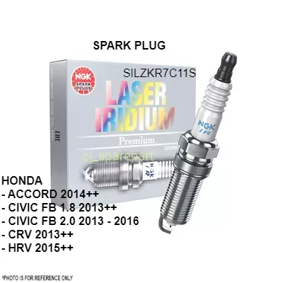 NGK LASER IRIDIUM PREMIUM SPARK PLUG 92932 SILZKR7C11S HONDA CIVIC CRV ...