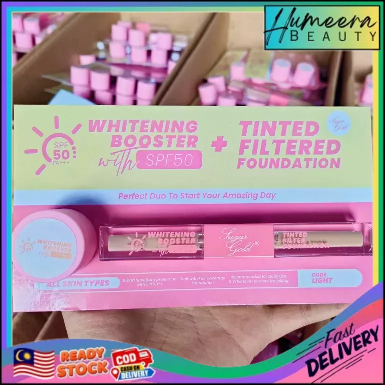 (CLEARANCE SALE 2024) SUGAR GOLD 💯 FOUNDATION NEW EDITION 2 in 1 ...
