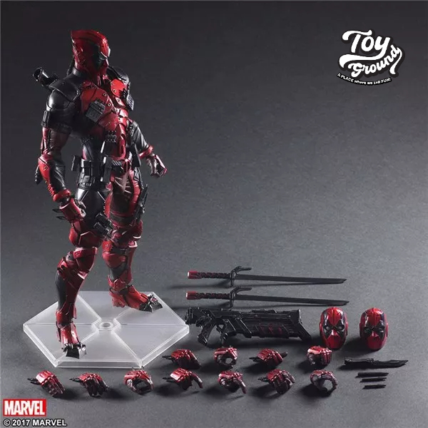 [READY STOCK] Bootleg Play Arts Kai Red Deadpool Action Figure | Shopee ...