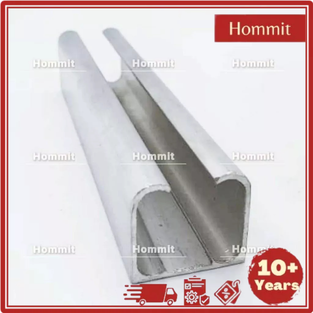 SRL800 sliding track aluminium hanging u rail track | Shopee Malaysia