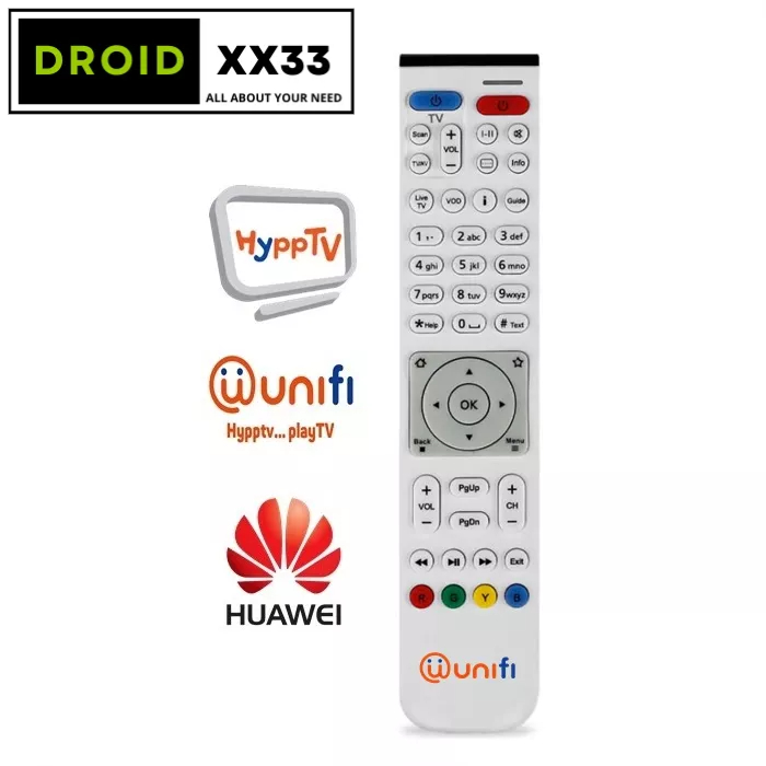 Remote Control For HyppTV Box - Unifi TV/Alat Kawalan Jauh Unifi Hypptv ...