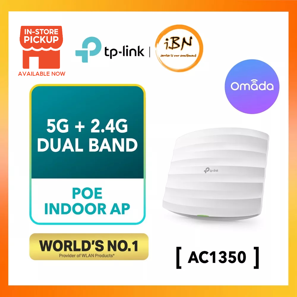 TP-Link AC1350 Mesh Dual band Wireless MU-MIMO Gigabit Ceiling Mount ...