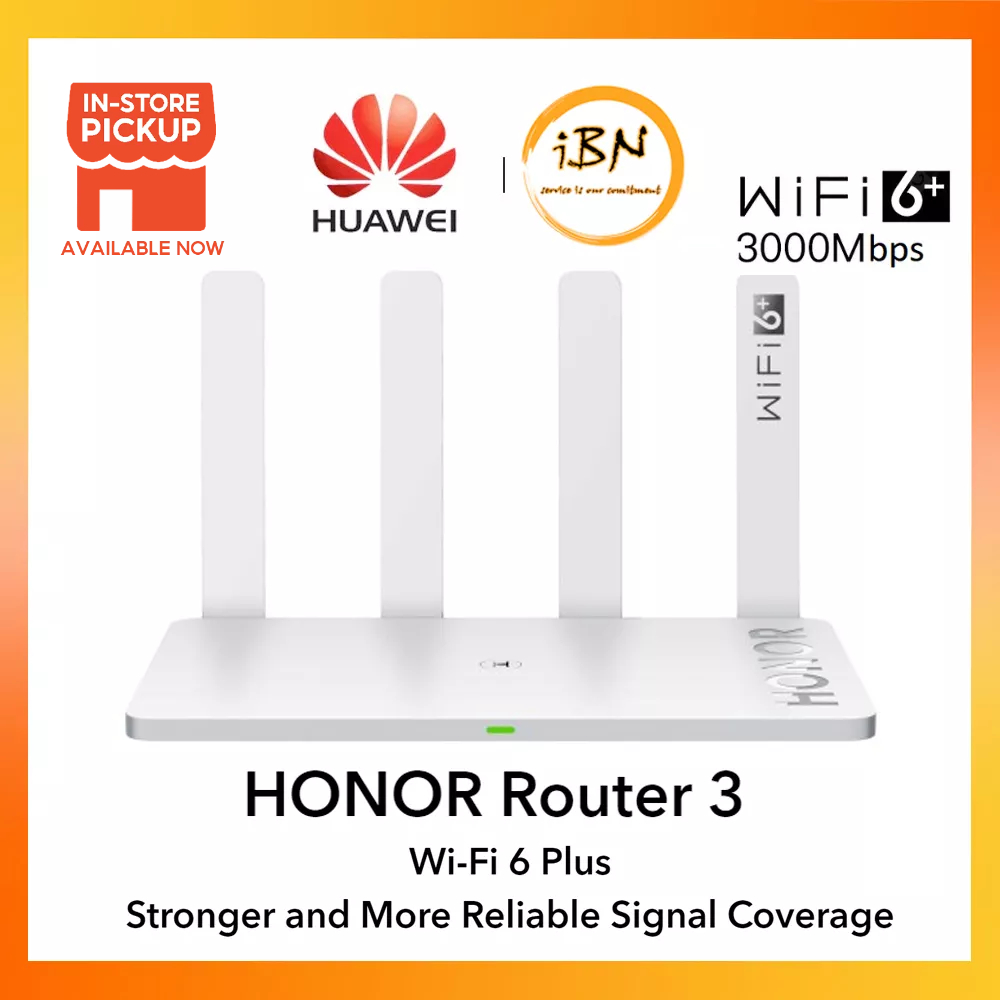 HUAWEI HONOR Wi-Fi 6 PLUS | 3000Mbps Smart Router | Larger Bandwidth ...