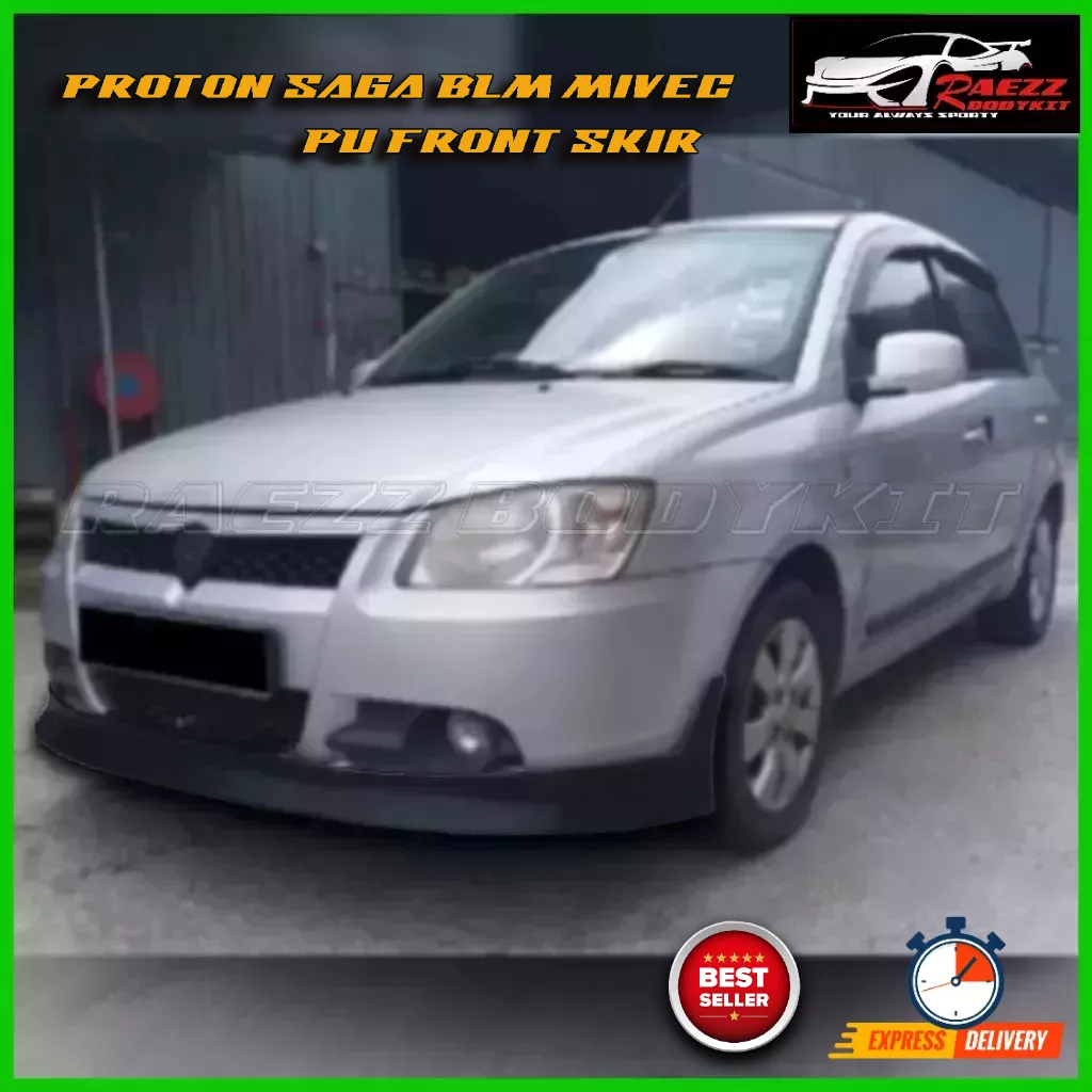 💥Ready Stock💥Proton Saga BLM Mivec PU Front Skirt ( WITHOUT PAINT ...