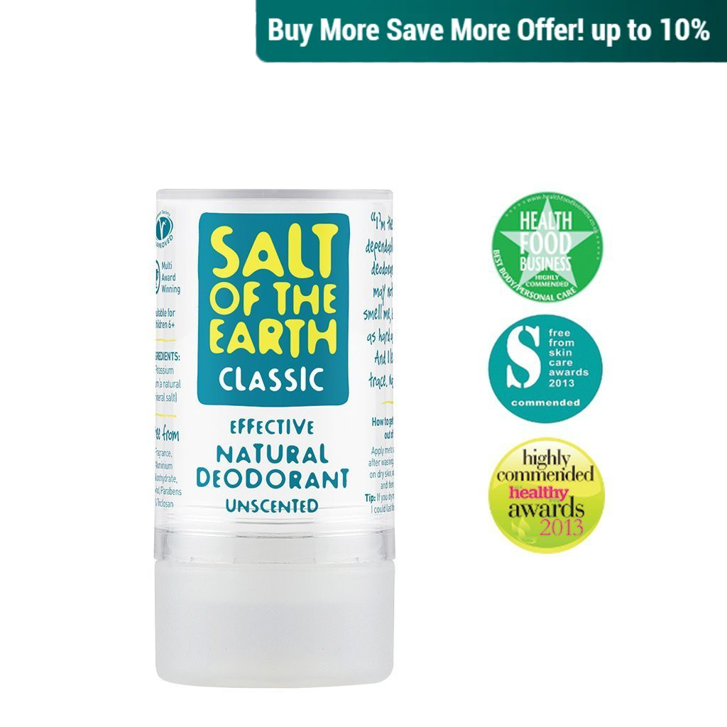 Salt of the Earth, Crystal Deodorant Classic 90g | Shopee Malaysia