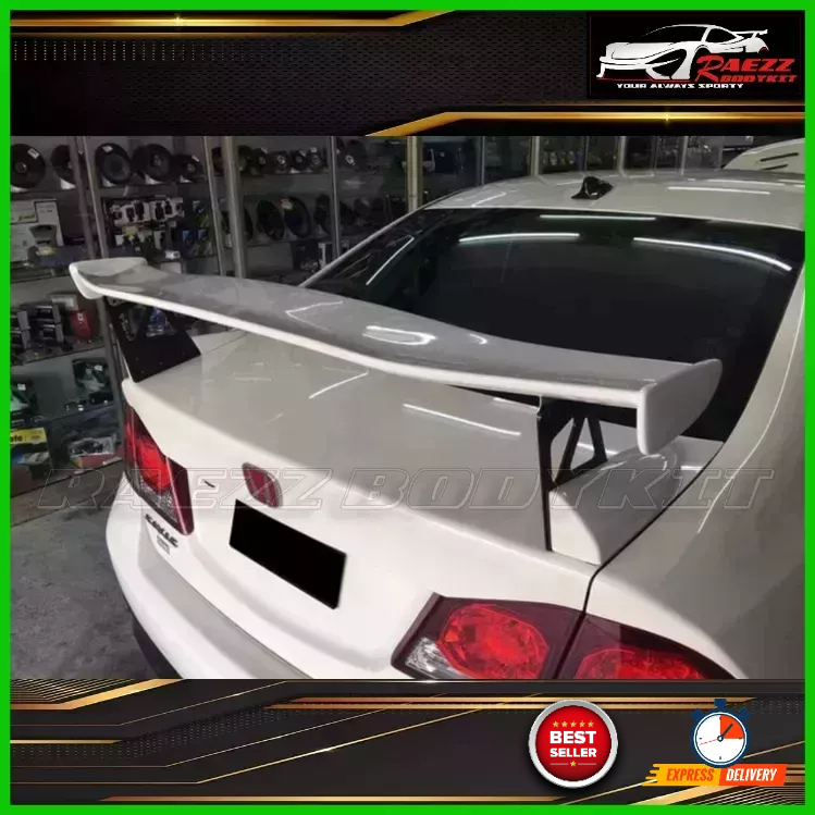 💥Ready Stock💥Honda Civic FD/FD2R MG Style Spoiler ( WITHOUT PAINT ...