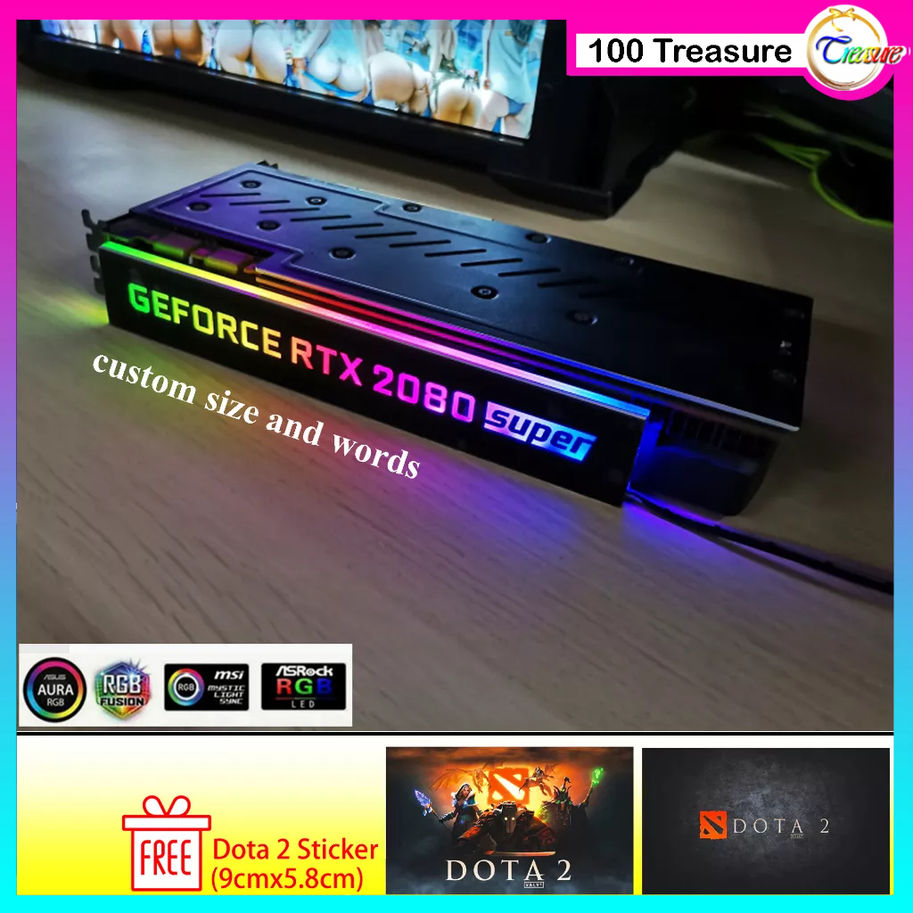 Pre-order: Custom made Graphic Card Side Plate GPU Sideplate 5V Digital ...