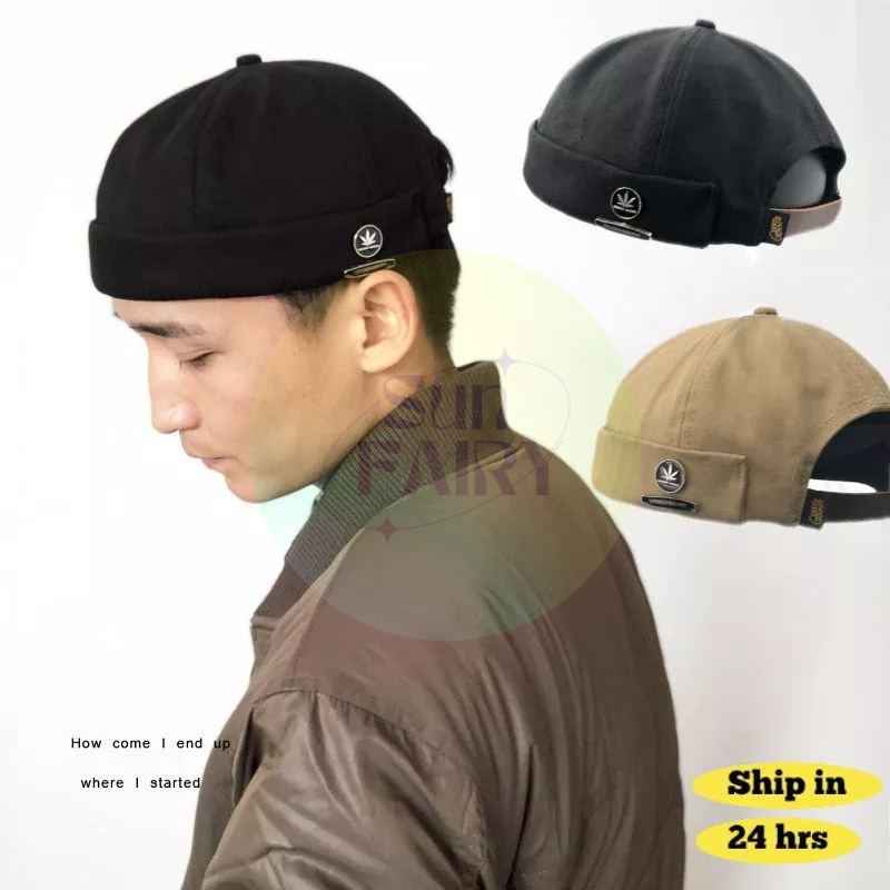 Miki Hat Maple Leaf Landlord Hat Brimless Cap Topi Kopiah Songkok Peci ...