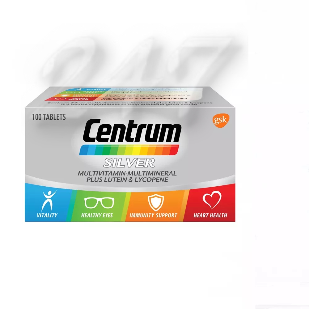 Centrum Silver MVM+Lutein & Lycopene 100'S | Shopee Malaysia
