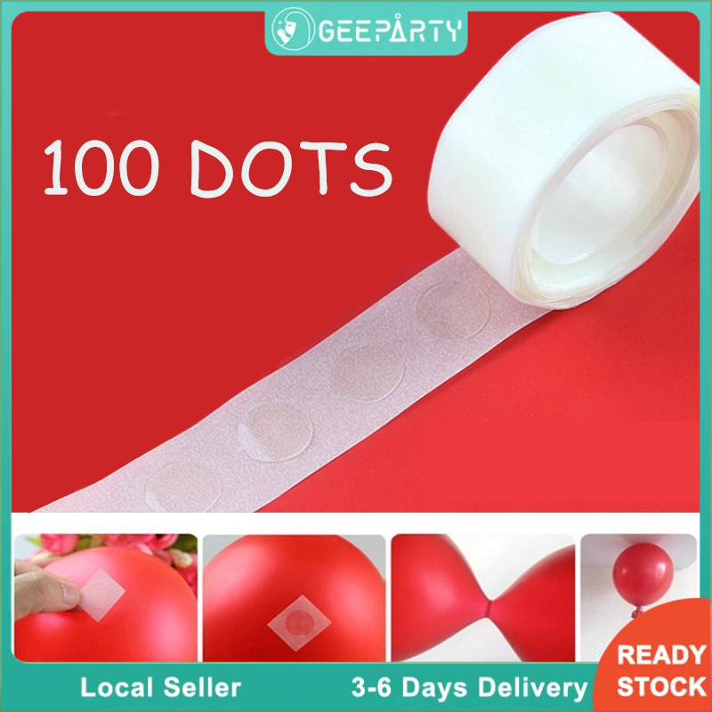 GeeParty Dot Stick Balloon Glue/Dot Glue/Dot Stick Double Tape Sticky ...
