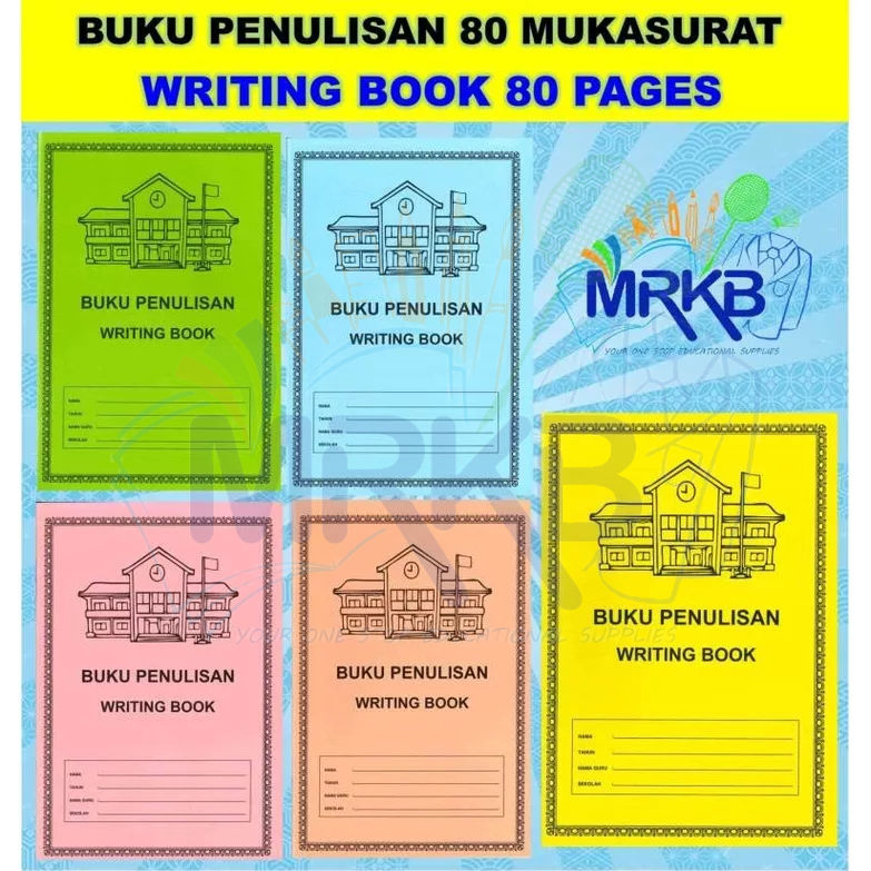 Buku Penulisan A4 80 Mukasurat / Writing Book A4 80 Pages | Shopee Malaysia