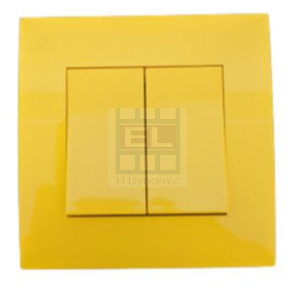 SCHNEIDER Vivace 2 Gang 2 Way Switch Yellow KB32 | Shopee Malaysia