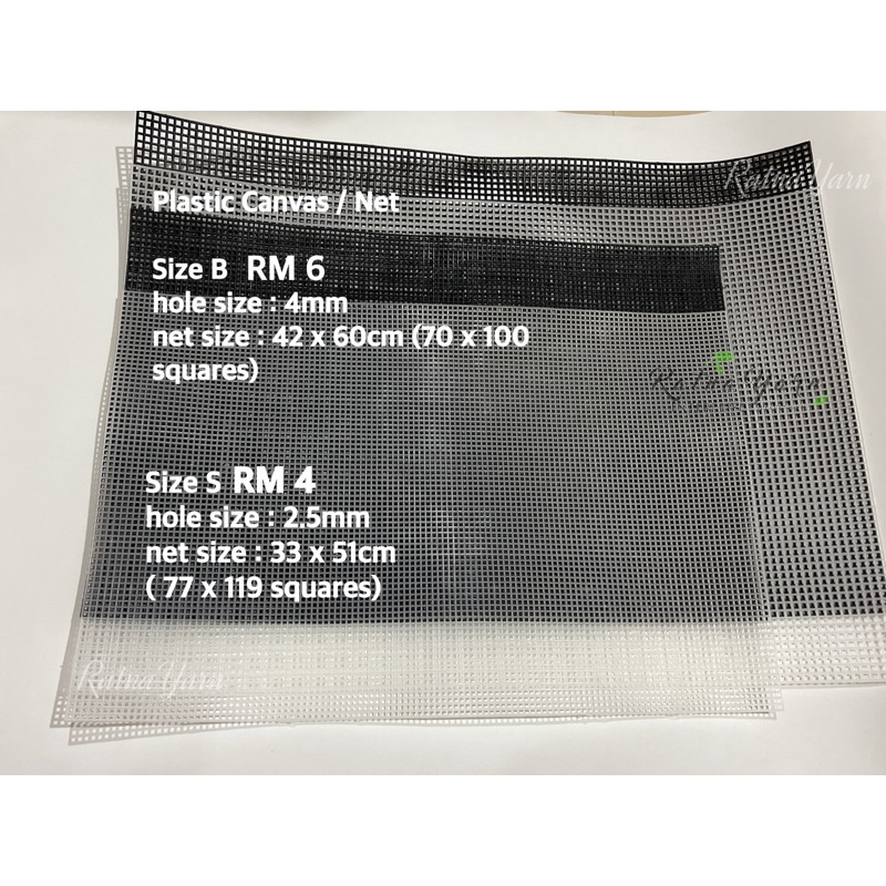 [Ready Stock] Bag net / Plastic canvas / DIY bag accessories | Shopee ...