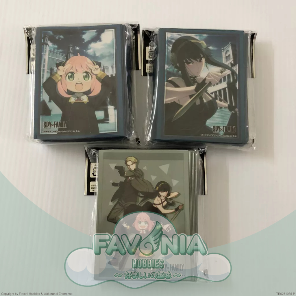 Bushiroad Character TCG Sleeves- Spy x Family - Anya | Yor | Loid | Forger - Standard size ...