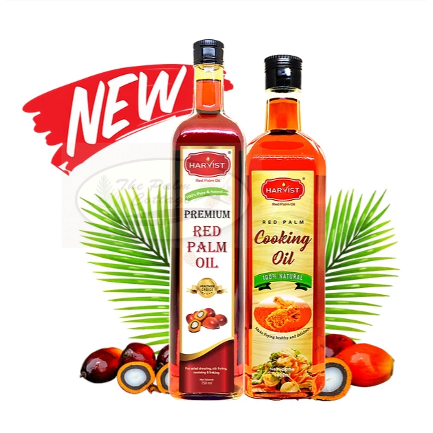 Harvist Premium Red Palm Oil 750ml / Natural Red Palm Cooking Oil 1L | Shopee Malaysia