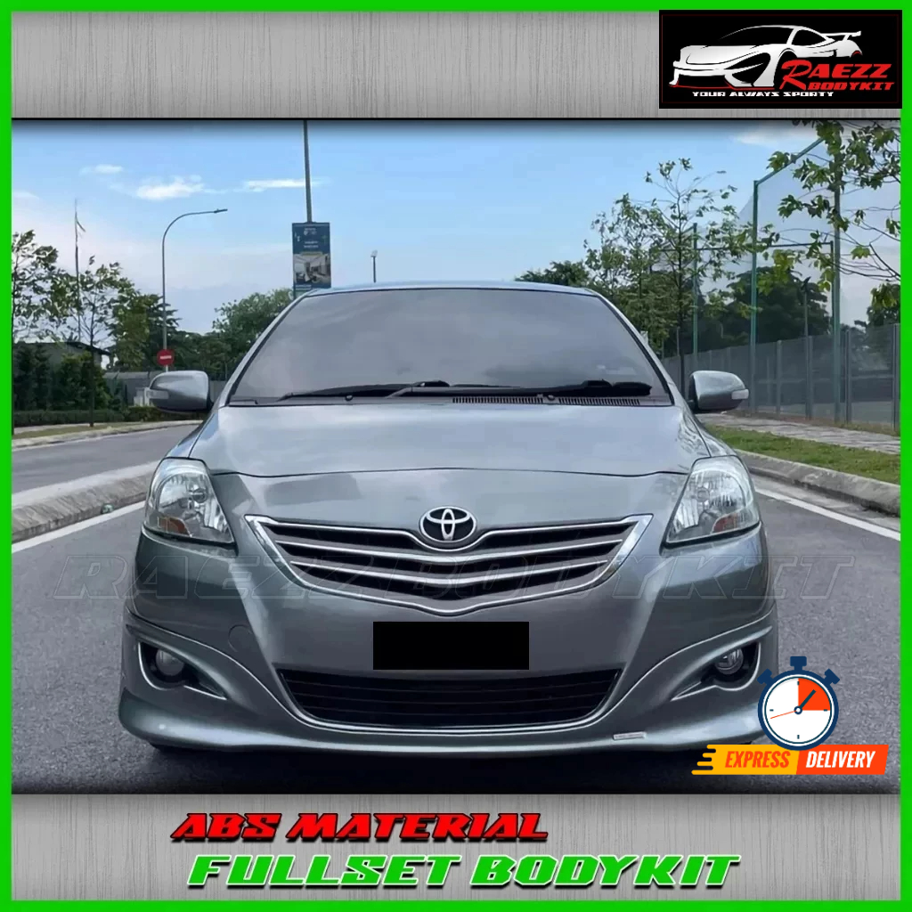 Ready Stock Toyota Vios ( NCP-93 ) **2007 ~ 2013** TRD Sportivo Bodykit Set ( ABS ) Without ...