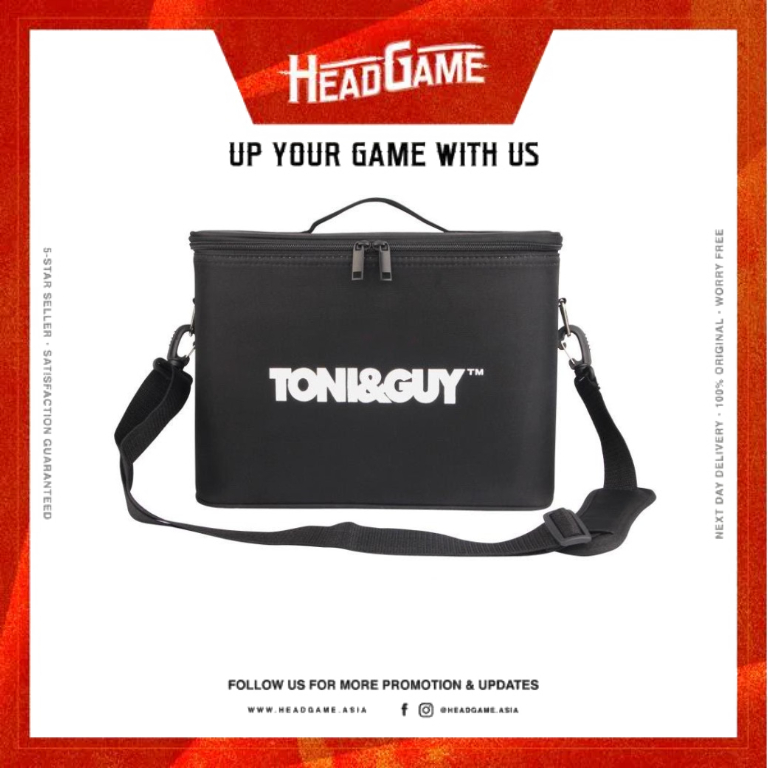 TONI&GUY Square Tool Box Bag Hairdressing Tools Storage Carrying Case ...