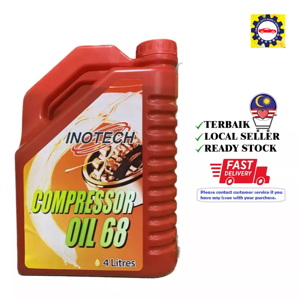 INOTECH Compressor Oil 68 4L | Shopee Malaysia