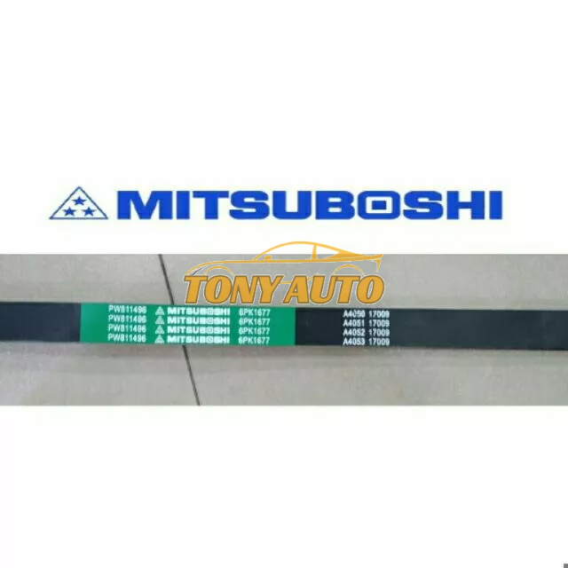 MITSHUBOSHI FAN BELT 6PK1677 (PW811469) PROTON GEN2/PERSONA/BLM/EXORA ...