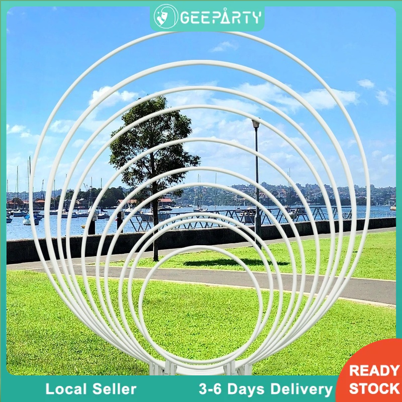 GeeParty Wedding Round Balloon Ring Arch / Balloons Circle Wreath ...