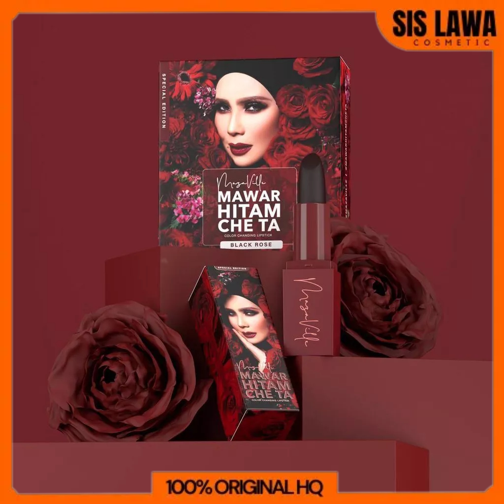 LIPSTICK MAWAR HITAM CHE TA | LIPSTICK CHETA ROZITA CHE WAN by ...