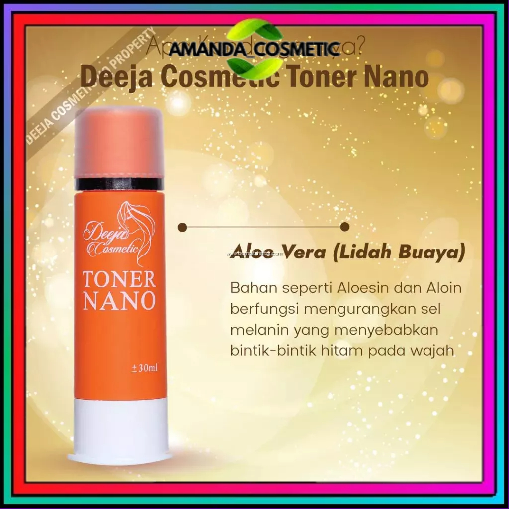 TONER NANO DEEJA 30ML ORIGINAL 100% HQ | Shopee Malaysia