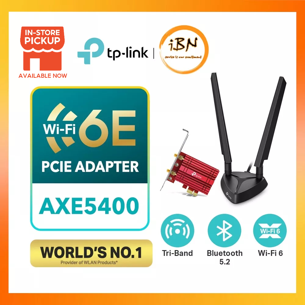 TP-Link AXE5400 Archer TXE75E Tri-Band ( New 6Ghz ) WIFI 6E & WIFI 6 ...