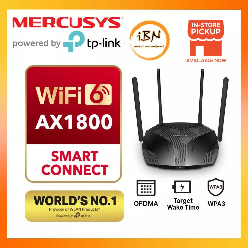 AX1800 AX3000 AX6000 Dual-Band WiFi 6 Router - Mercusys(Powered by TP ...