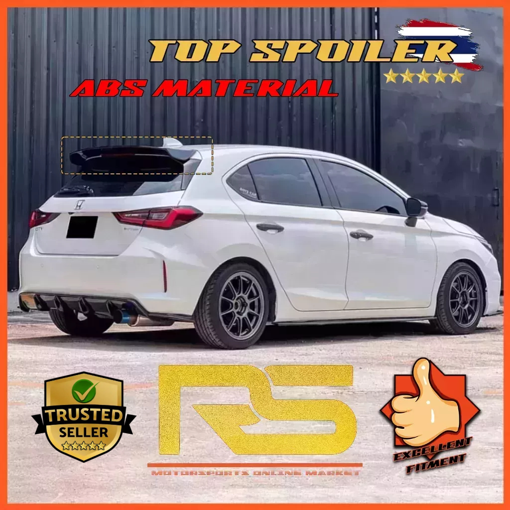 🔥READY STOCK🔥Honda City GN5 HatchBack 2022 ~ 2023 ** ABS Top Spoiler ...