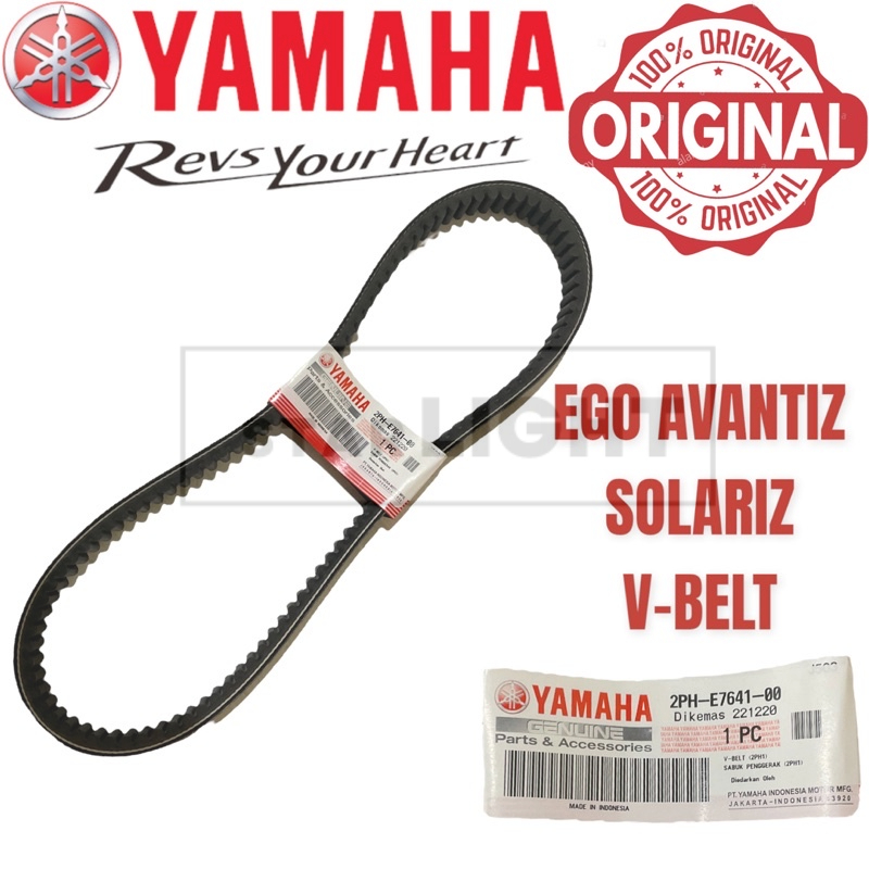YAMAHA EGO AVANTIZ / EGO SOLARIZ TIMING BELT 100% ORIGINAL DRIVE BELT / V-BELT / BELTING PULLEY ...