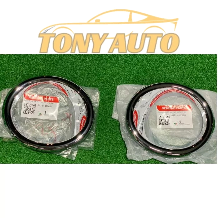 PERODUA AXIA SE 2014 ORIGINAL FOG LAMP COVER RIM RING CHROME MOULDING ...
