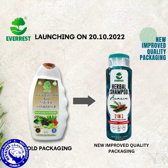 EVERREST HERBAL SHAMPOO ACACIA 2 IN 1 WITH NATURAL CONDITIONER | Shopee ...