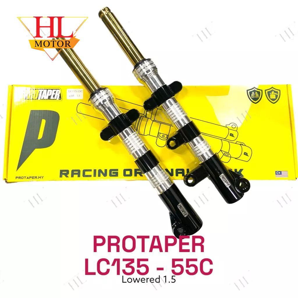 PROTAPER FORK CNC FRONT FORK LAY 1.5 INCHES LOWERED Y125ZR NVX155 Y15ZR ...