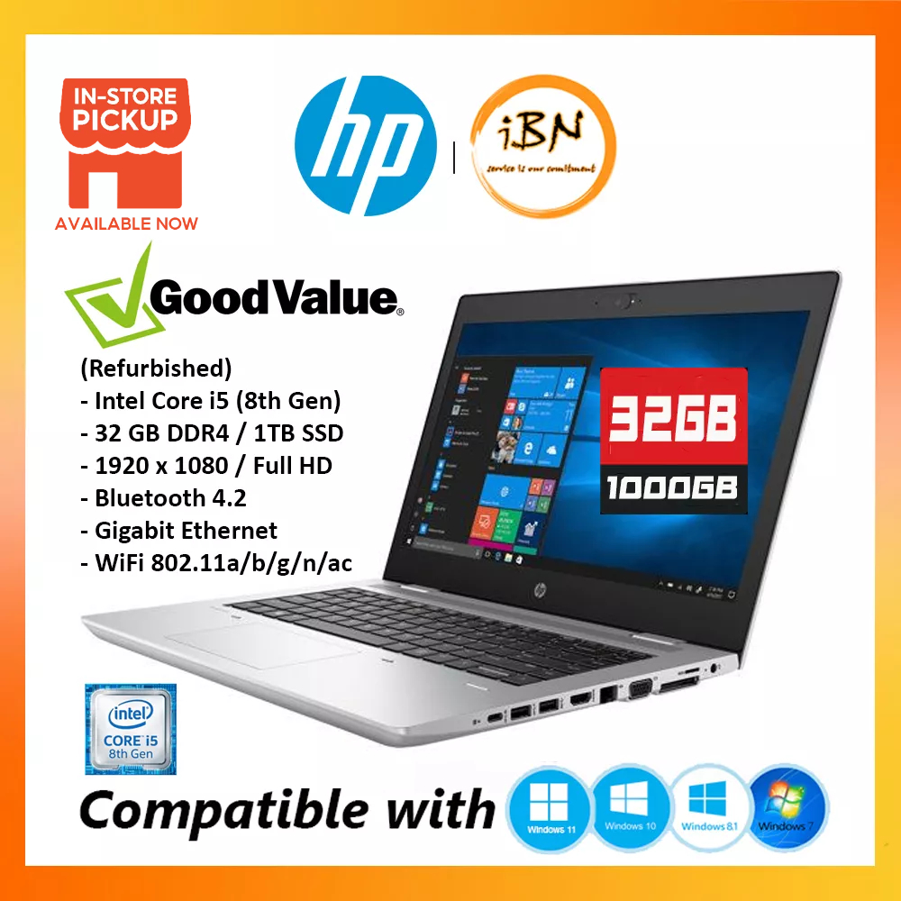 HP ProBook 640 G4 Notebook 14" LAPTOP [ INTEL CORE I5 8TH PROCESSOR ...