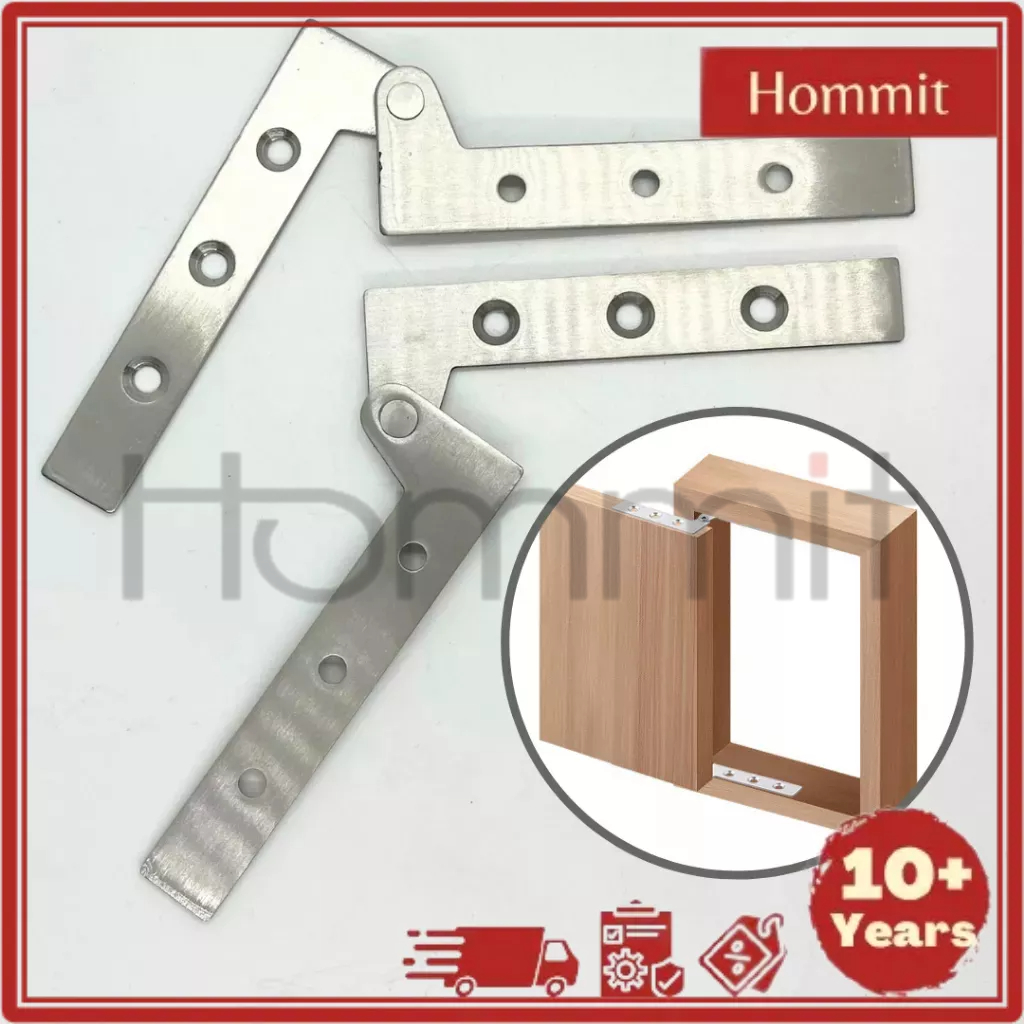 Stainless steel inset offset pivot door cabinet hinge with screws ...