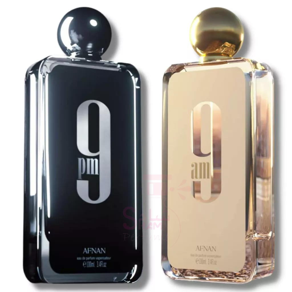 Afnan 9PM & 9AM Collection EDP - 100ML (3.4Oz). 9 am 8 pm 🕗 (xtra value ...