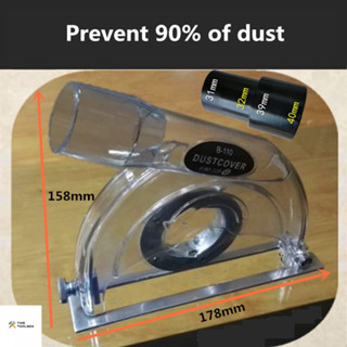 Angle Grinder Cutting Dust Cover Dust Collector Dust Shroud Vaccum ...