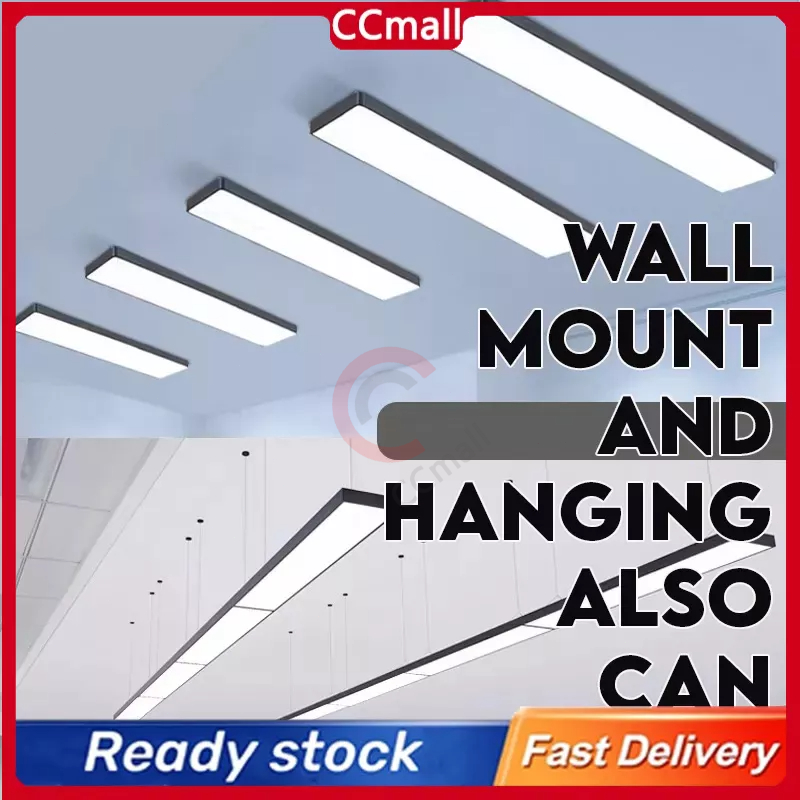 Office Linear Light LED Office Pendant Lamp Ceiling Mount/Hanging Two ...