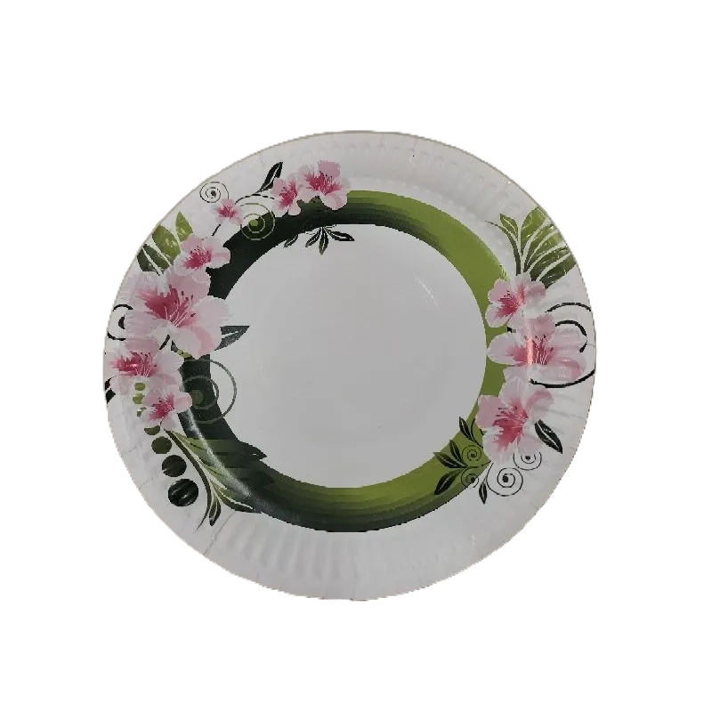 PRINTED PAPER PLATE FLOWER DESIGN 9" (1000PCS/CTN) | Shopee Malaysia