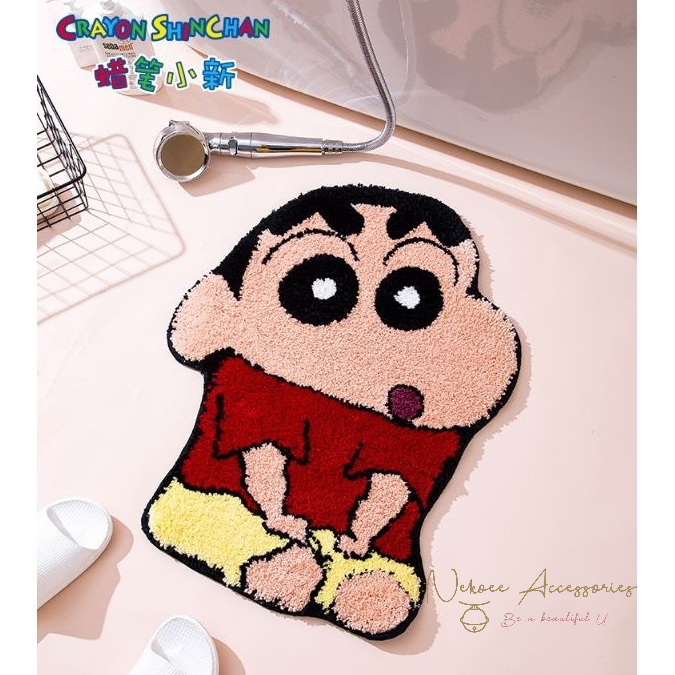 Ready Stock🚀 Real Thick Crayon Shin Chan Floor Mat 蜡笔小新防滑地垫 | Shopee ...