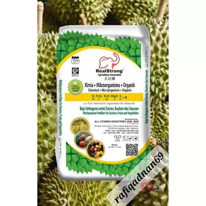 5KG REPACK Baja Max Durian Separa Organik Naik Rasa Cantik Tekstur ...