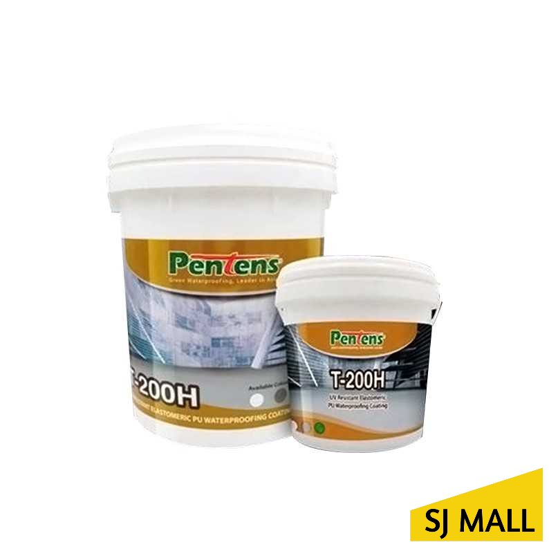 Pentens Fleseal T-200H (flexible waterproofing) 4.5kg Grey 防水涂料 PENTEN ...