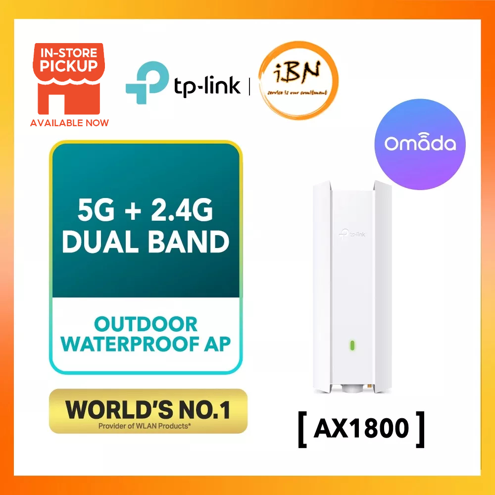 TP-LINK AX1800 Mesh Wireless Dual Band Wifi 6 AX1800 Indoor/Outdoor ...