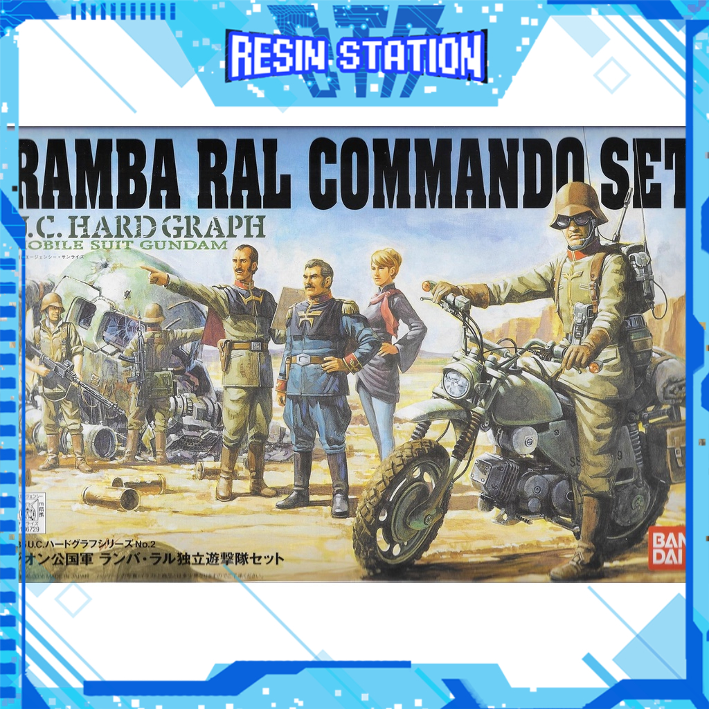 U.C. UC Hard Graph Ramba Ral Commando Set 1/35 Bandai Gundam Gunpla ...