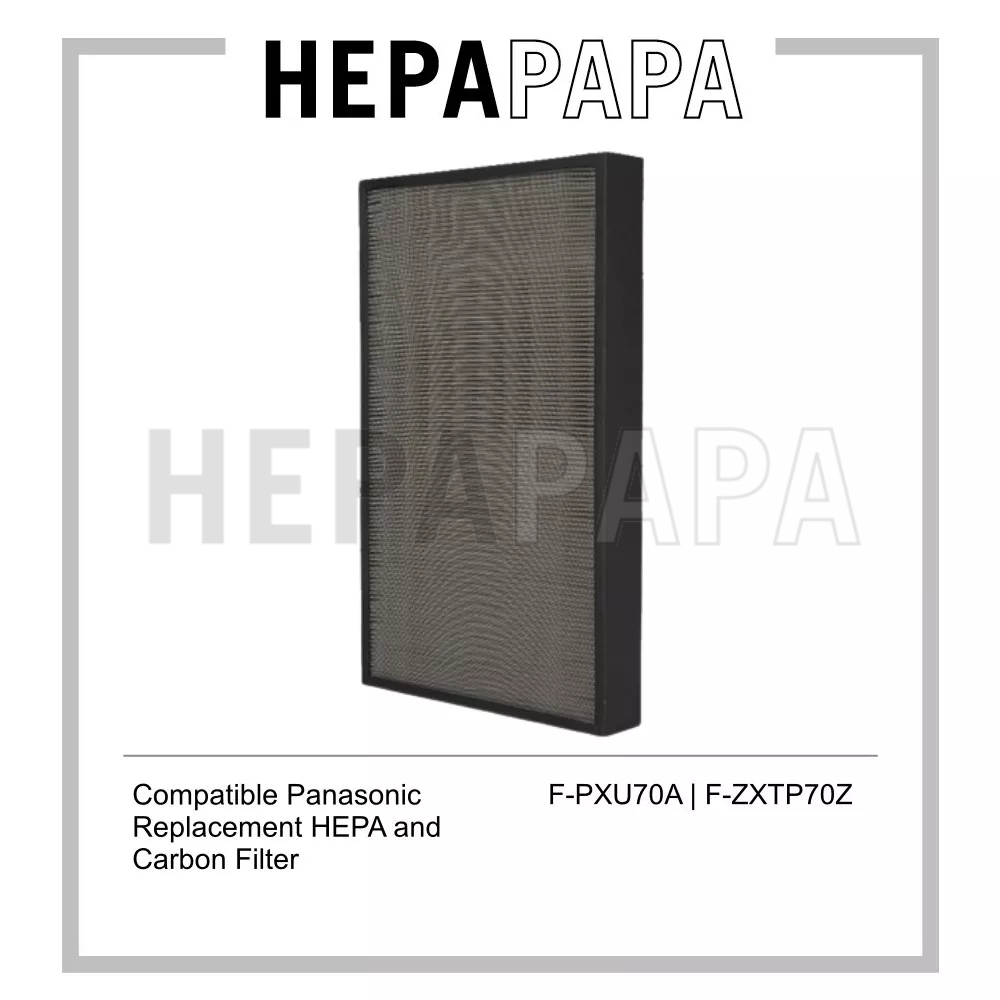 Compatible Panasonic F-PXU70A F-ZXTP70Z Composite HEPA and Carbon ...